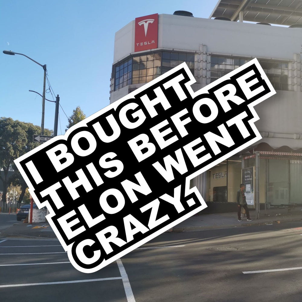 Elon Zitate Aufkleber & Tesla Aufkleber | Das Original vom Sticker-Depot